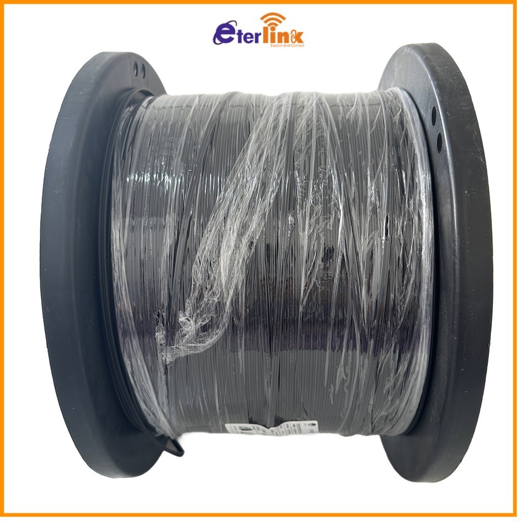 Eterlink FOC Fiber Optic Cable Single Core 1km 1000m/500m Pure Black ...