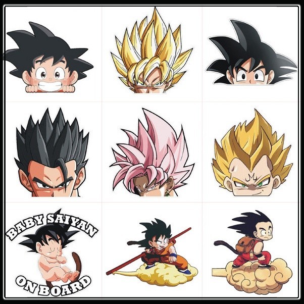 Dragon Ball Anime Car Window Sticker Dragon Ball GOKU Car Window ...