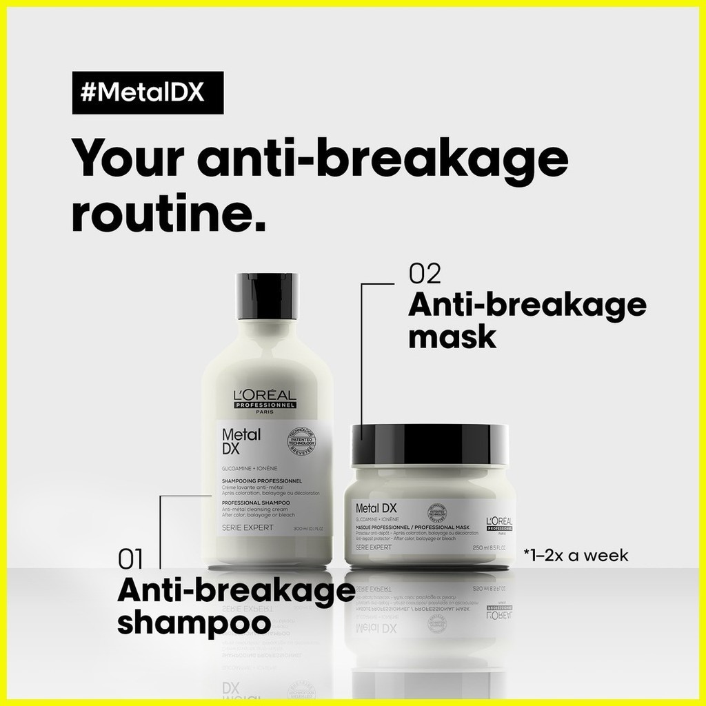 LOreal Professionnel Metal Detox Mask for Anti-Breakage and Color ...