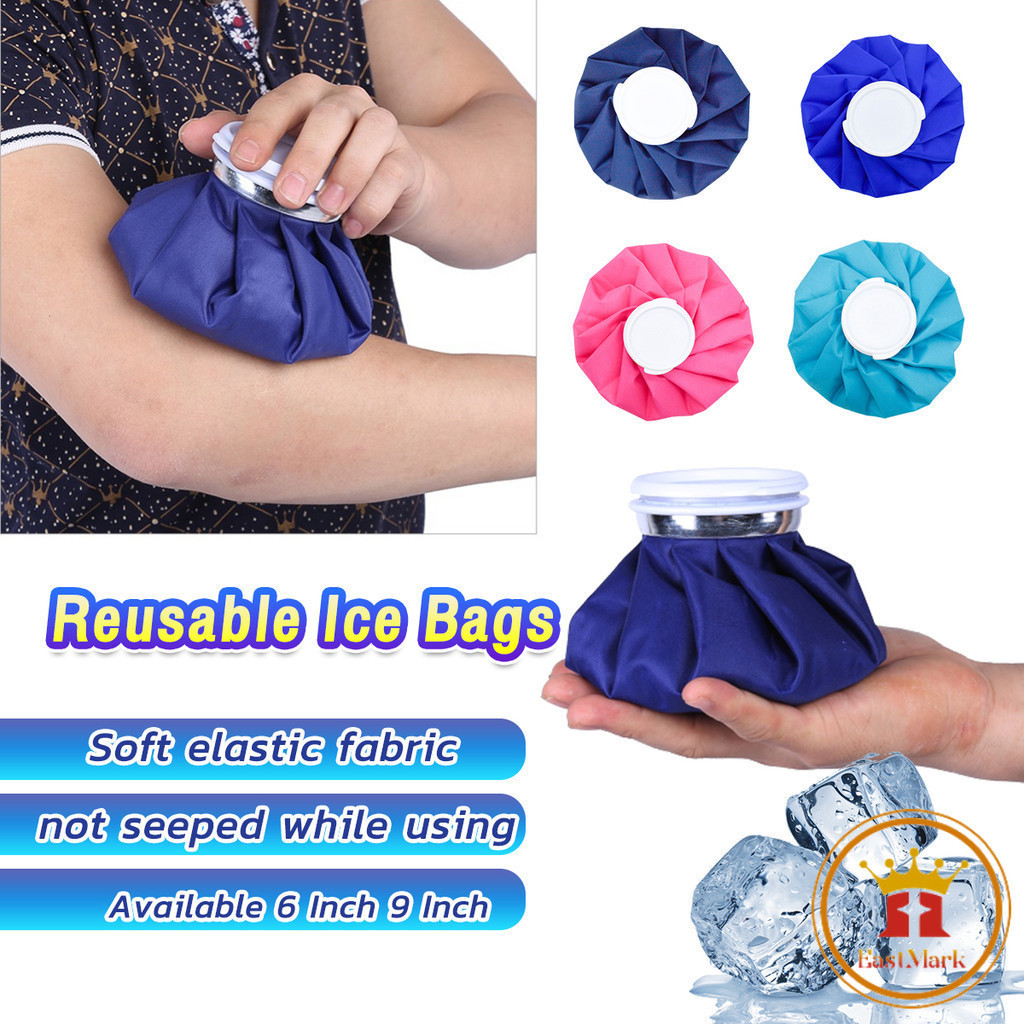 6-Inch reusable ice pack medical cold compress hot water bag for pain ...
