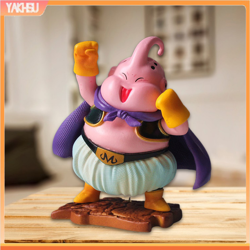 yakhsu| 9cm Majin Buu Figure Mini Cute Cartoon Craft PVC Model ...