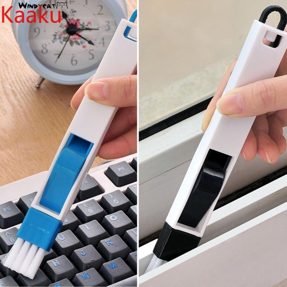 2 IN 1 Keyboard Window Groove Cleaning Brush for Slits Slot Cleaning ...