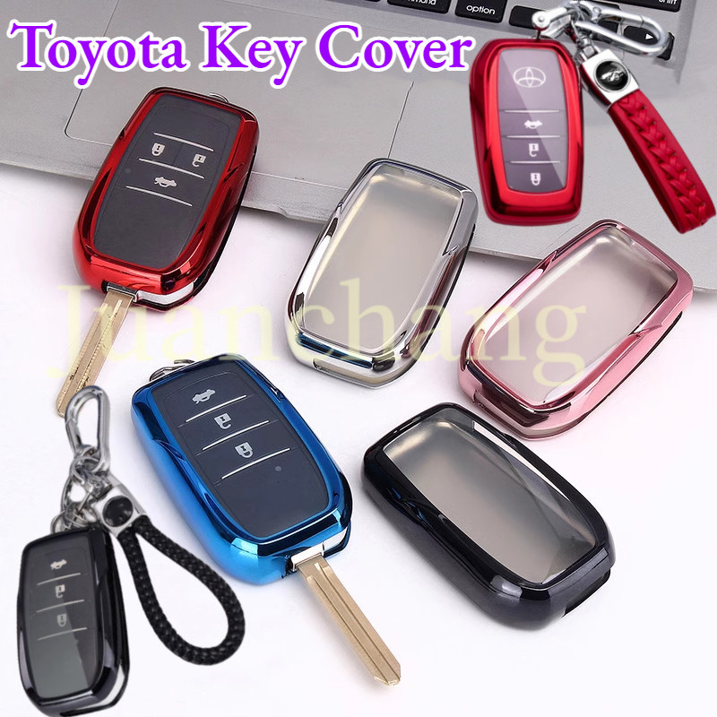 TPU for toyota Isuzu Modified flip key cover key case fob remote Innova ...