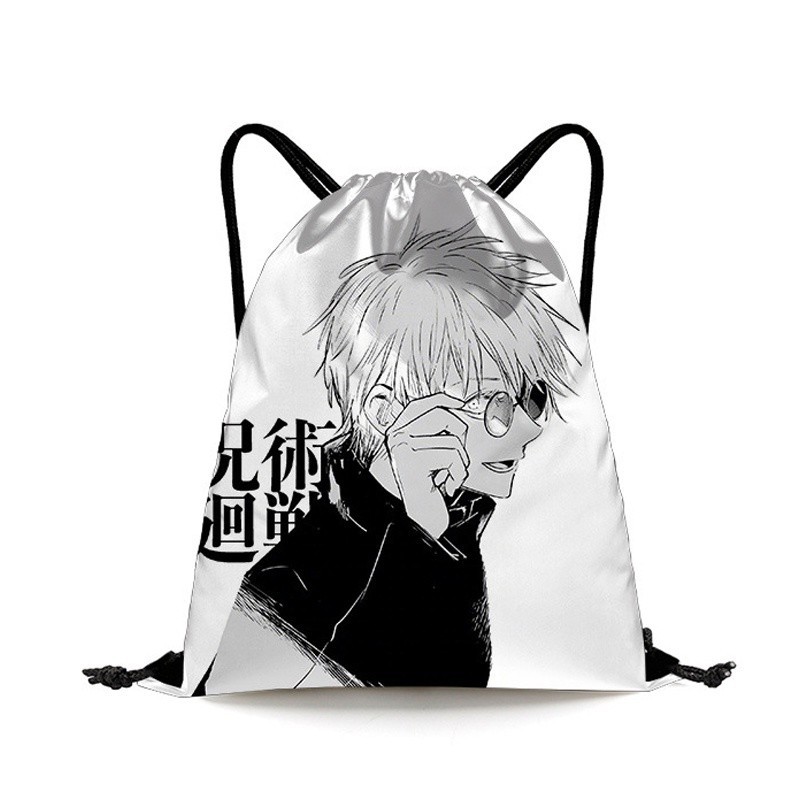Anime Jujutsu Kaisen Shopping Bag Drawstring Bag Itadori Yuji Fushiguro ...