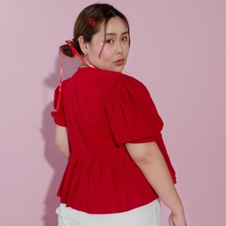 BSCO GIANNI TOP PLUS SIZE XL-4XL RIBBON TOP COQUETTE AESTHETIC | Shopee ...