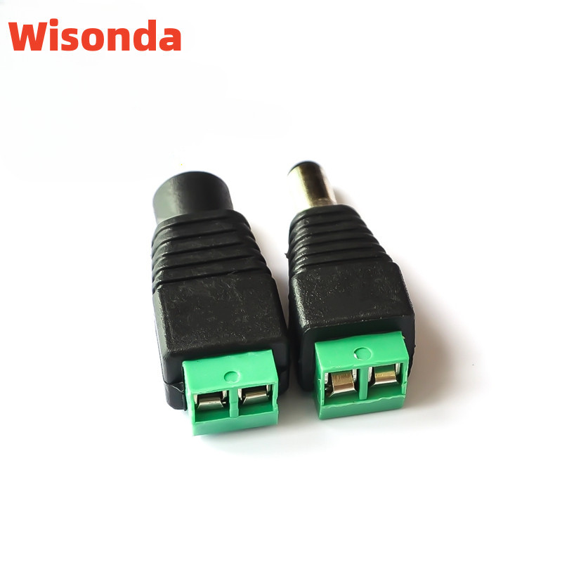 DC Barrel Jack Adaptor 5.5 x 2.1mm M/F Screw Type for Piso WiFi ...