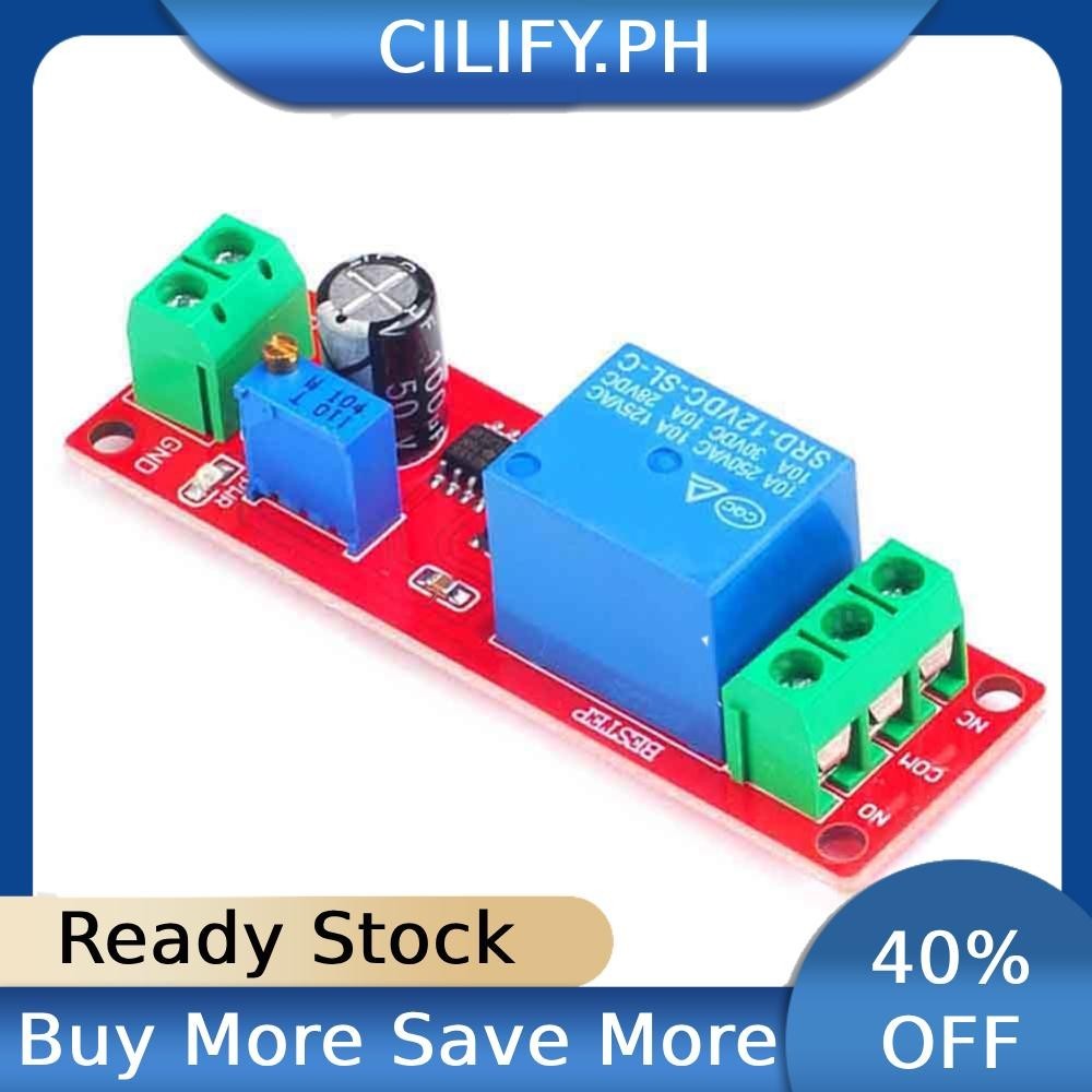 BESTEP NE555 Timer Delay Relay Shield Module DC 12V 0 To 10 Second Delay Module | Shopee Philippines