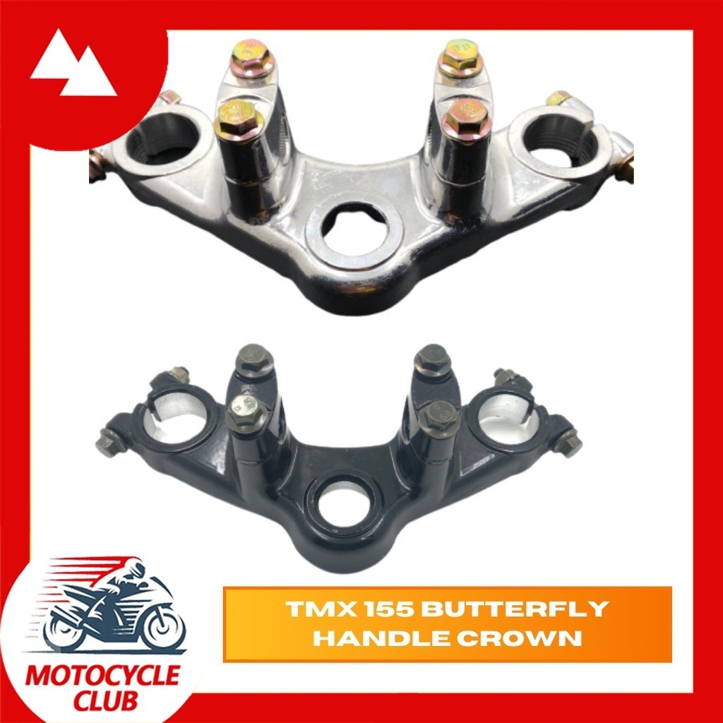TMX 155 BUTTERFLY HANDLE CROWN SILVER MOTORCYCLE TMX155 [STORM SPEED ...