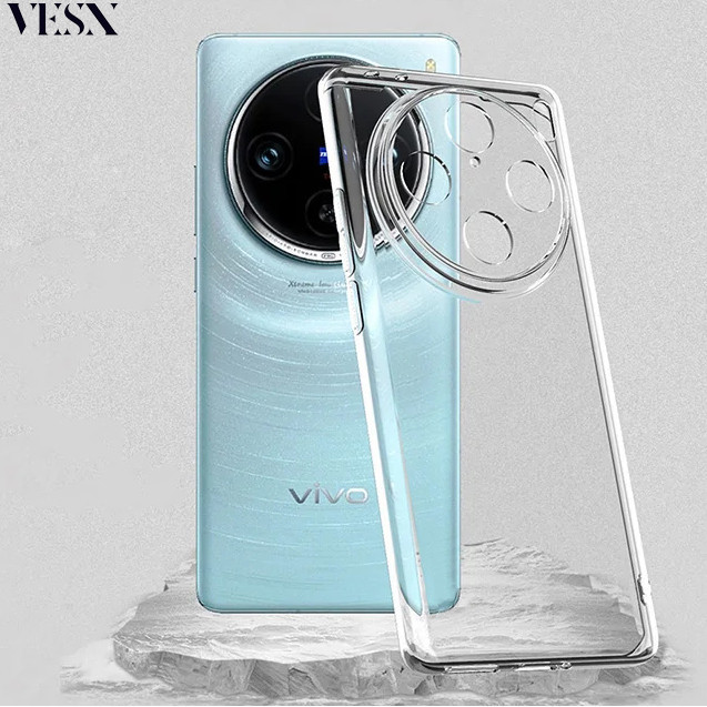 Clear TPU Silicone Phone Case Cover For VIVO X200 Pro Mini X100 Ultra X100s X90 X80 X70 X60 X50 ...