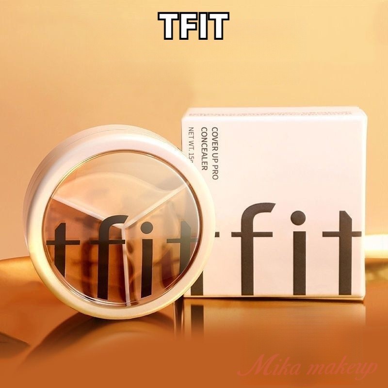 TFIT Tri-Color Concealer Cover Spots Dark Circles Under Eyes Acne Marks ...