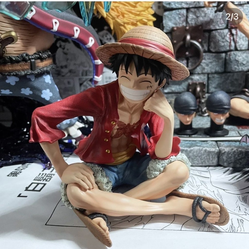 model One Piece the Luffy Figure (Sitting Posture Ver.) 15cm Figure ...