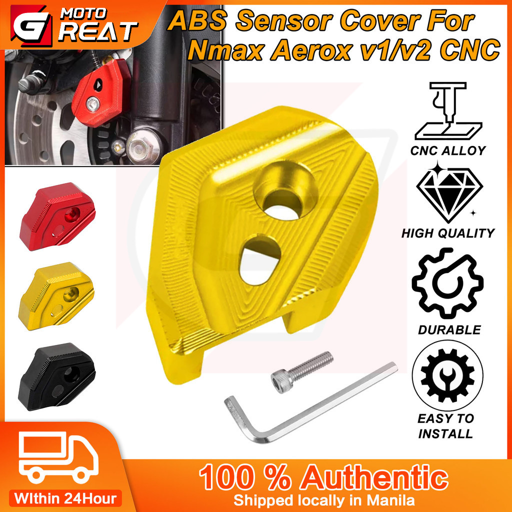 ABS Sensor Cover CNC Alloy Nmax 125 155 Aerox V1/V2 Easy-installation ...