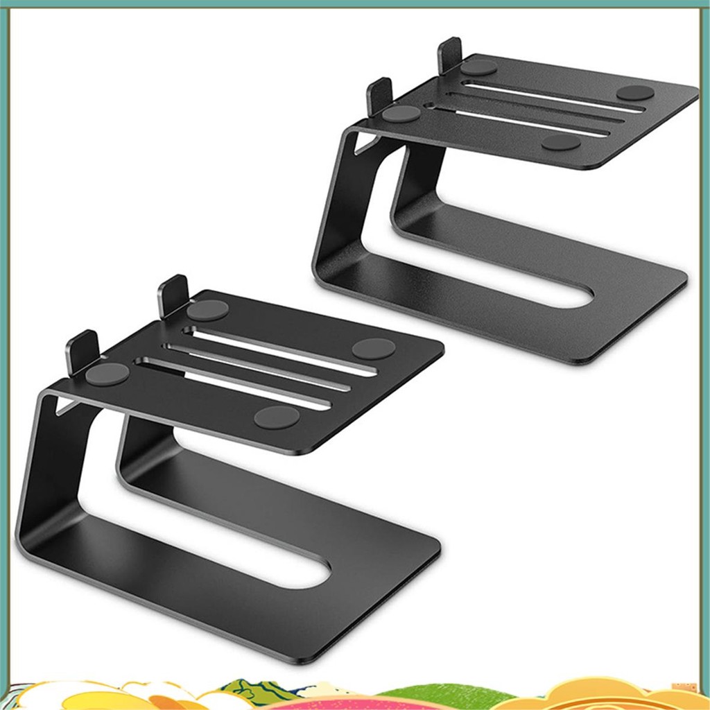 Desktop Speaker Stands, 1 Pair, Studio Monitor Riser with Vibration ...