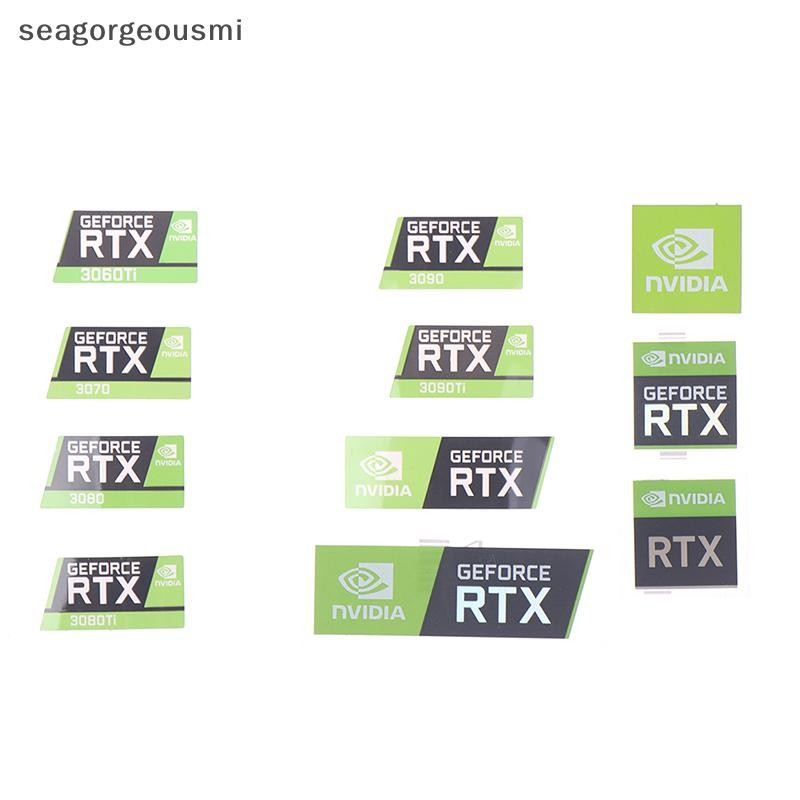 Seph RTX 3090TI 3080TI 3070 3060 desktop sticker laptop graphics card ...