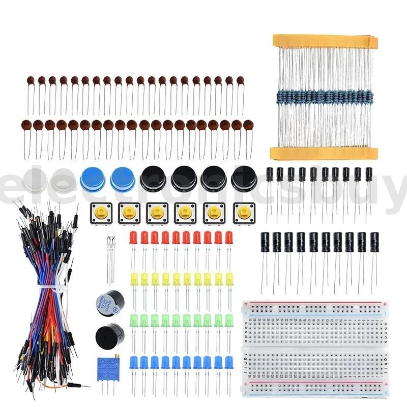 400 Tie-points Breadboard Electronic Components Set For Arduino ...