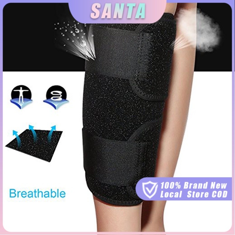 Calf Support Compression Leg Sleeve Adjustable Compression Calf Shin ...