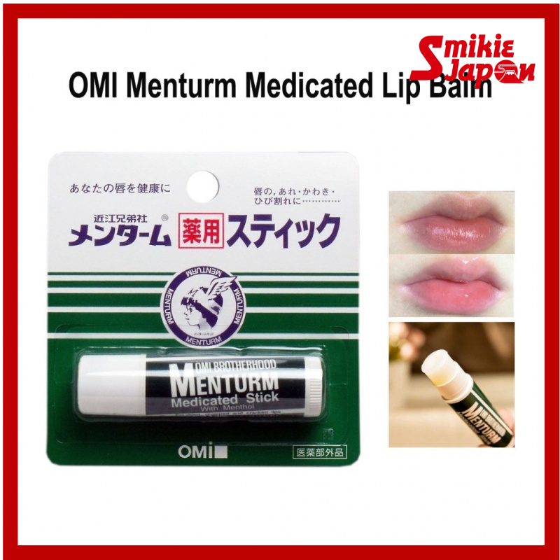 OMI Menturm Medicated Lip Balm with Menthol 4g - Direct From Japan ...