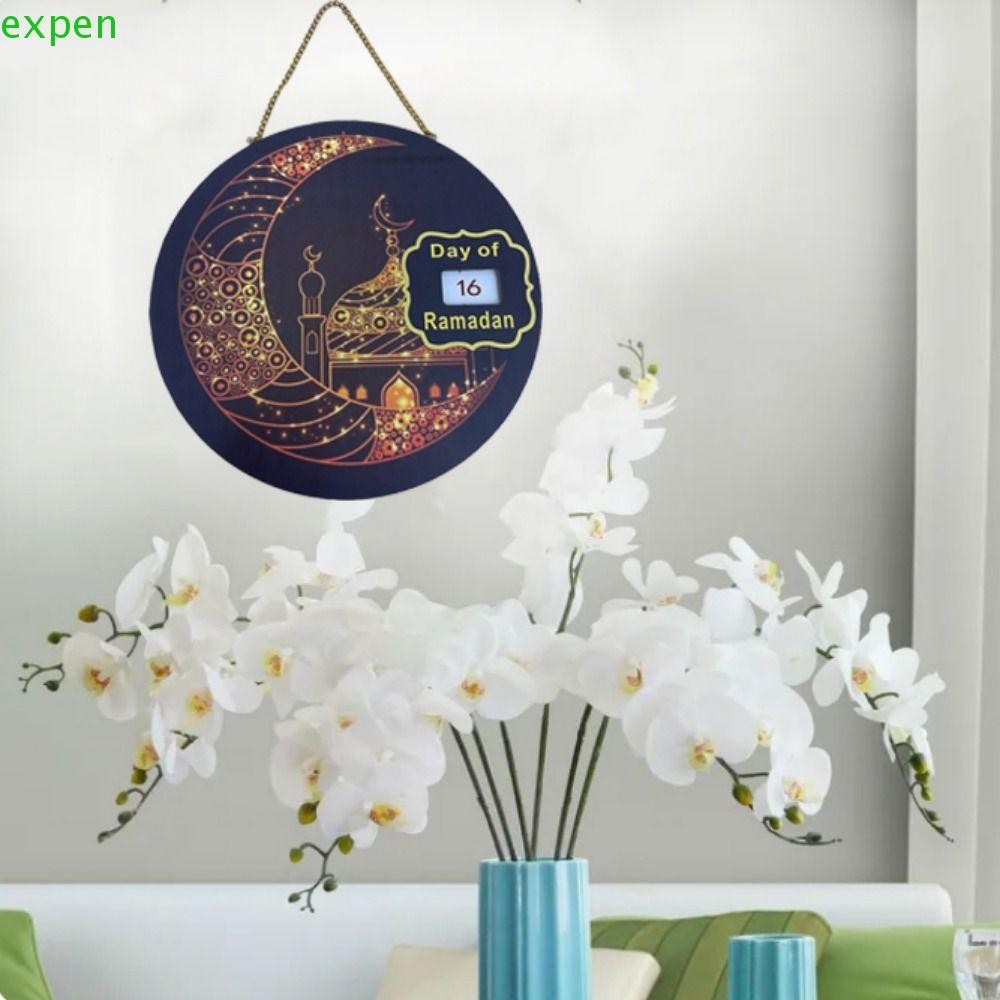 EXPEN Eid Countdown Pendant, Decorative Hanging Ramadan Calendar ...