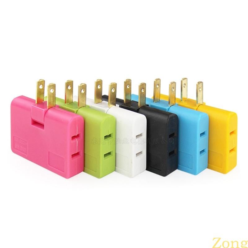 ZONG 180 Degree Rotatable Socket Converter Three in One US Extension ...