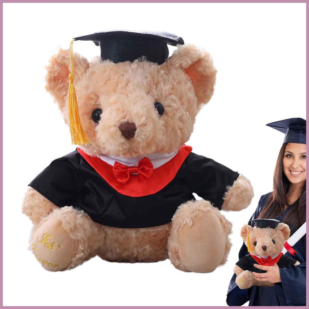 Graduation Bear Stuffed Animal Preschool Graduation Toy Adorable Bear ...