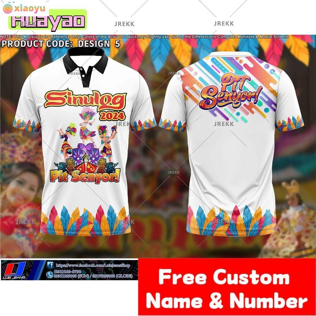 【Free Custom Name & Number】SINULOG SHIRT FULL SUBLIMATION FOR MEN AND ...