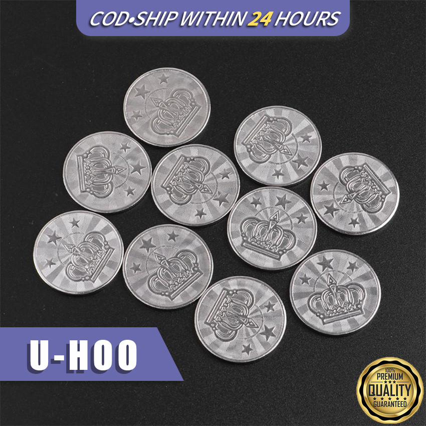 Great-looking Arcade Game Token 25*2mm Iron Arcade Game Machine Crown ...