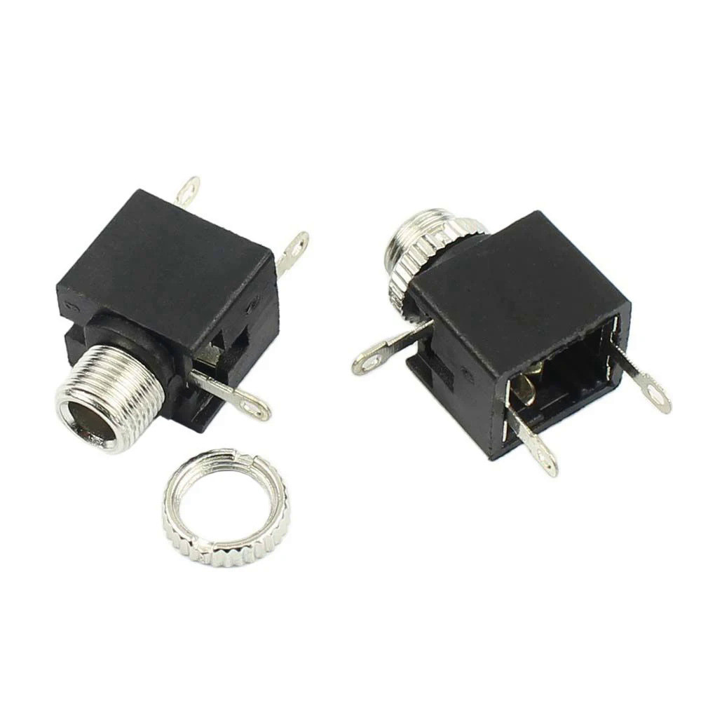 10pcs PJ301M 3.5mm 1/8 3 Pin 3P DIP Mini Female Jack Audio Connector ...
