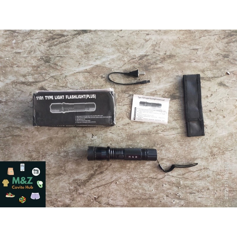 ♞aluminum Flashlight with Taser | Shopee Philippines