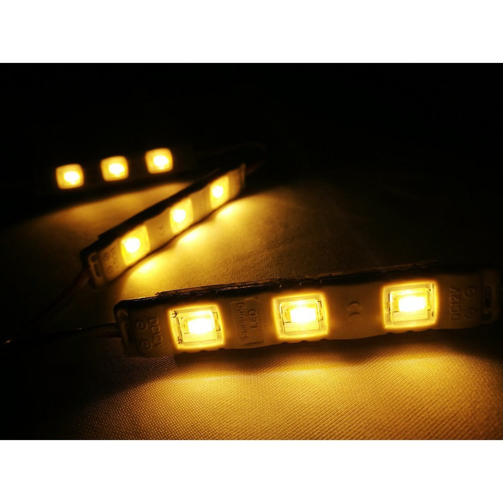 20pcs -12v Led Module smd5730 3bulb for DYI lighting, signage backlight ...