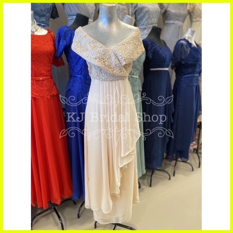 【Latest Style】 Modern Filipiniana lace dress (mother of the bride ...