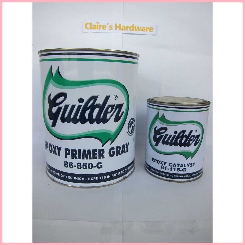 GUILDER 86-850-G EPOXY PRIMER GRAY W/ CATALYST 4L | Shopee Philippines