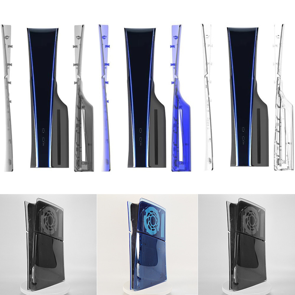 PS5 Slim Disc Edition and Digital Faceplate Transparent Cover Plates ...