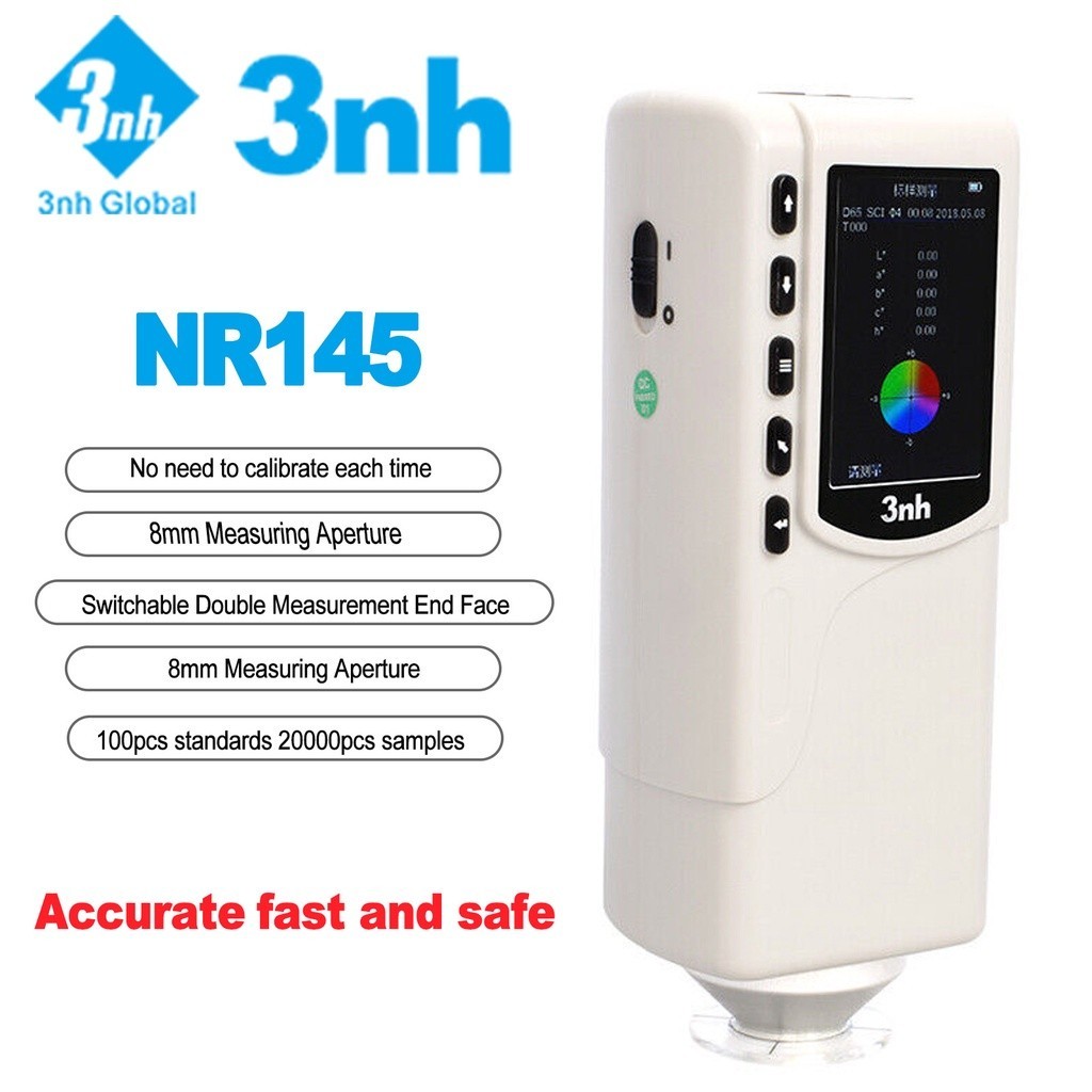 3NH-NR145 Portable Color Tester Tools Plastic / Paint / Metal Paint ...