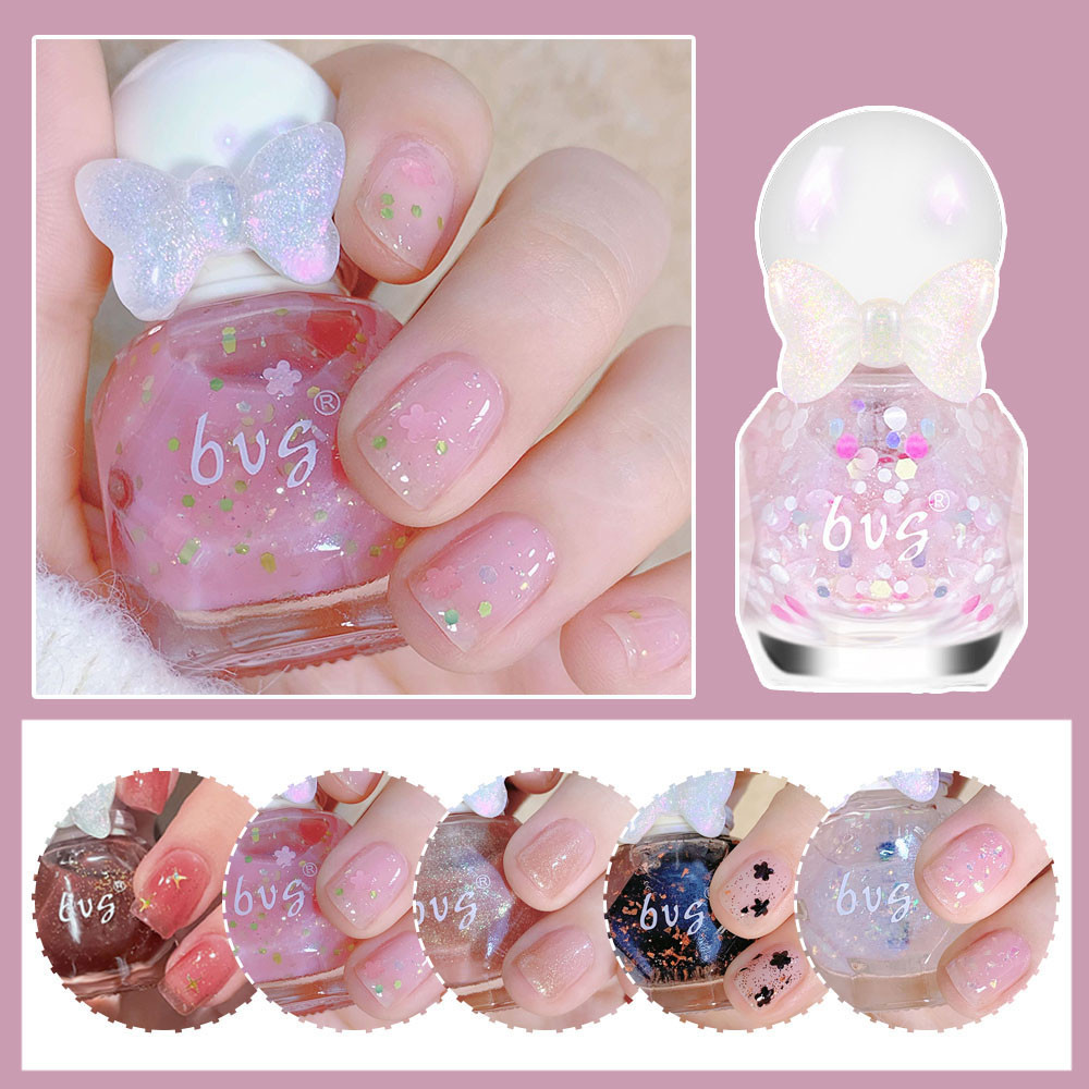 Pearlescent Nail Gel Manicure Tools Art Decoration Bright Color ...