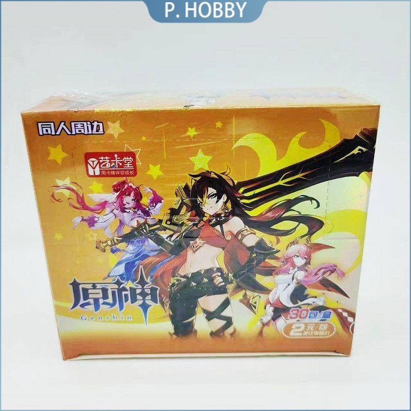 Genshin Card Pack Whole Box One Merchandise Flash Collection Classic ...