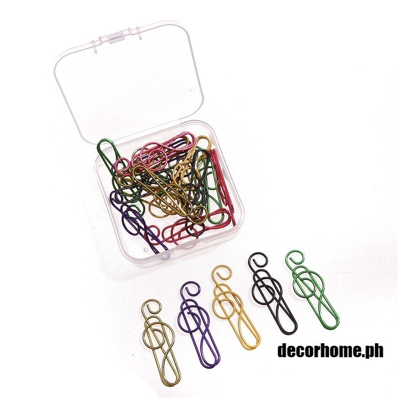 (decorhome.ph)Music Note A Mixed Color Box Music Note Paper Clips ...