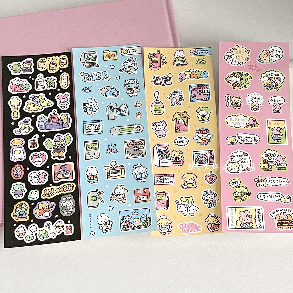 Creative Cuckoo Card Handbook diy Decorative Stickers Stickers ins ...