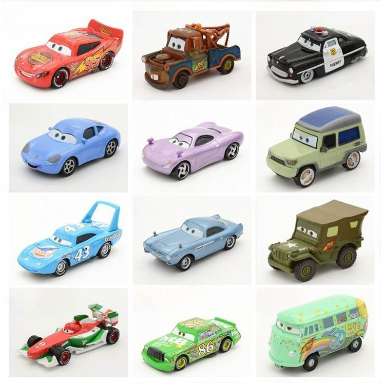 Cars 2 Metal Model Lightning McQueen Toys Cars Present Boy Gift Popular ...
