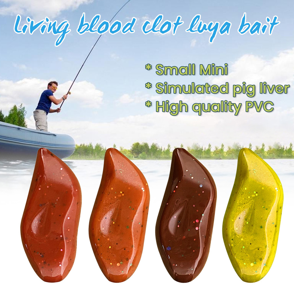 VCF 12Pcs 3.5CM/5.2G Colorful Clot Fishing Lure with Sequins Realistic ...