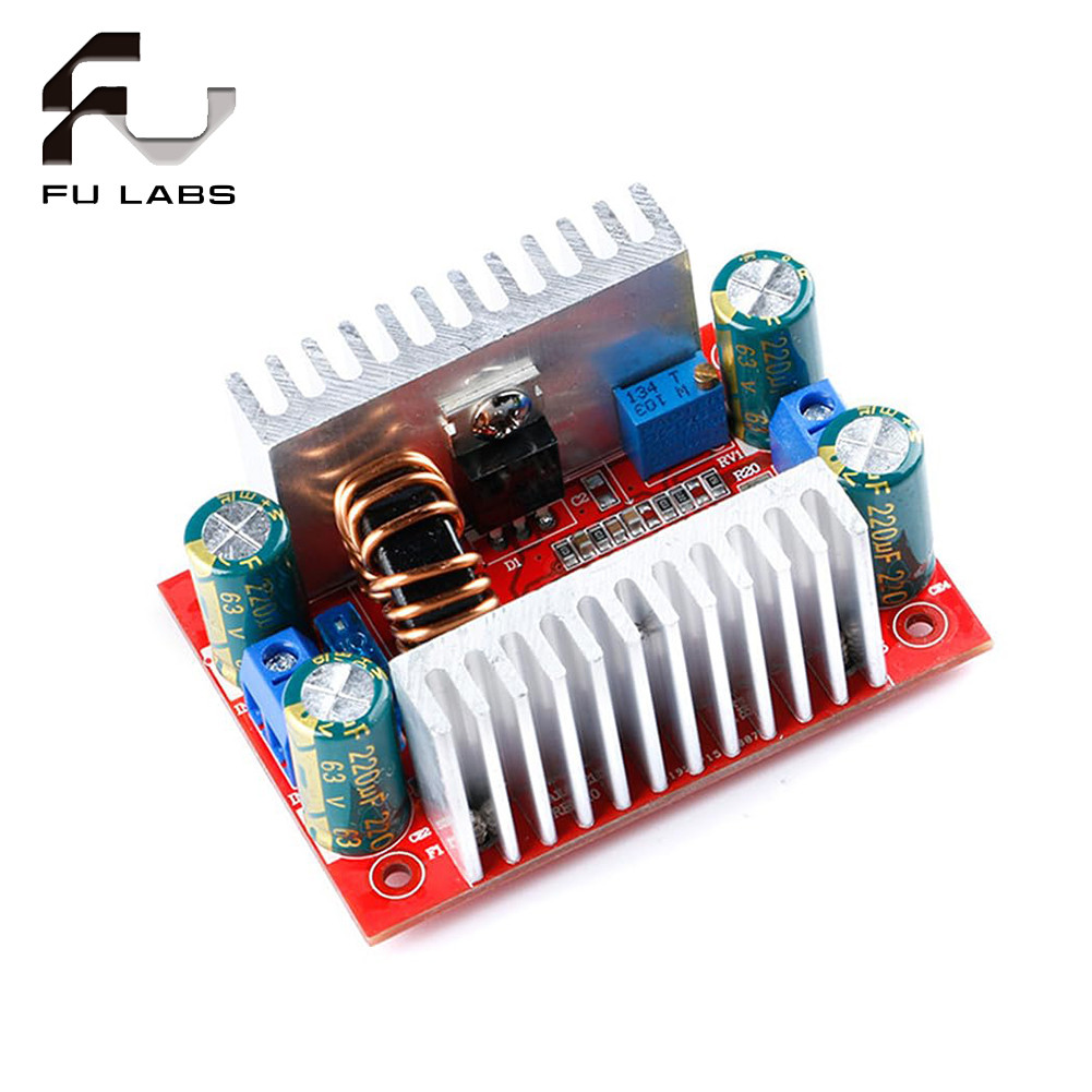 DC 400W 15A Step-up Boost Converter Constant Current Power Supply LED Driver 8.5-50V to 10-60V ...