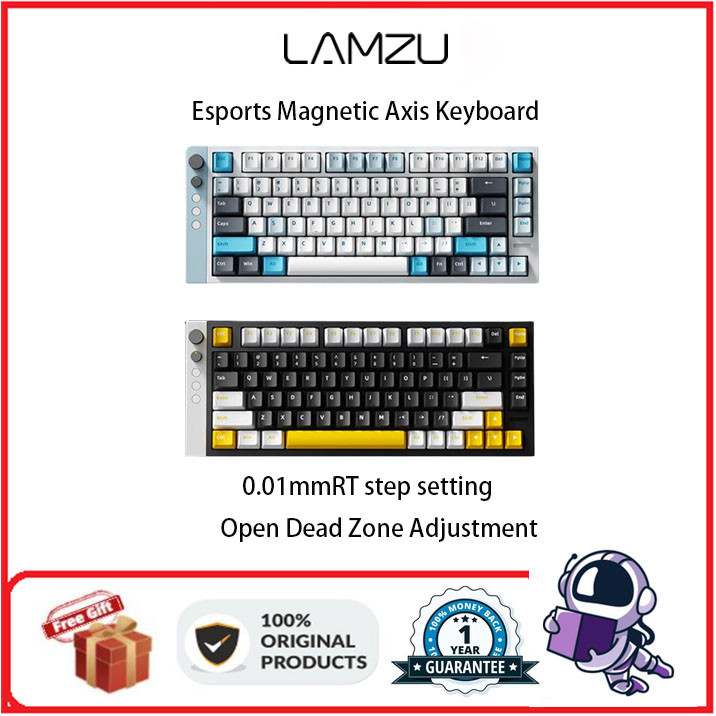 LAMZU JET75 Magnetic Jade Magnetic Axis Gaming Esports 32K Scan Rate/8K Return Rate | Shopee ...