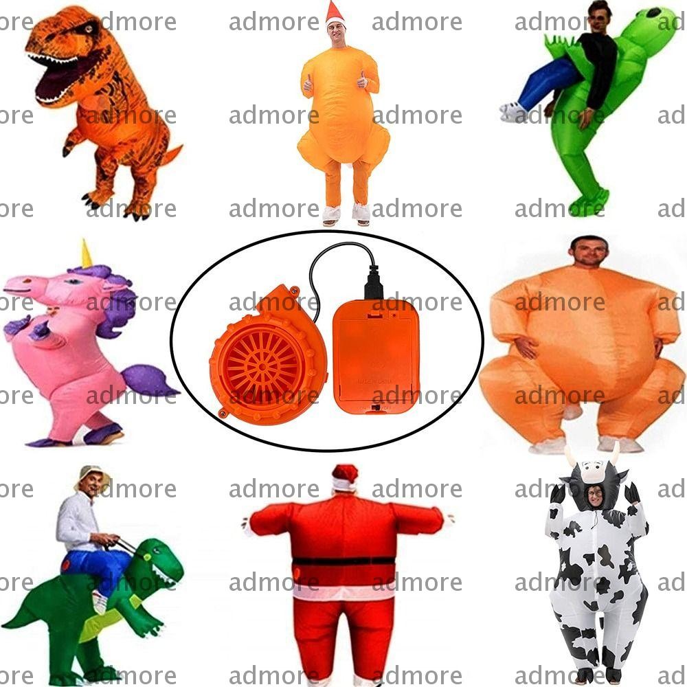 ADMORE Inflatable Air Blower, Battery Powered Potable Costume Fan ...