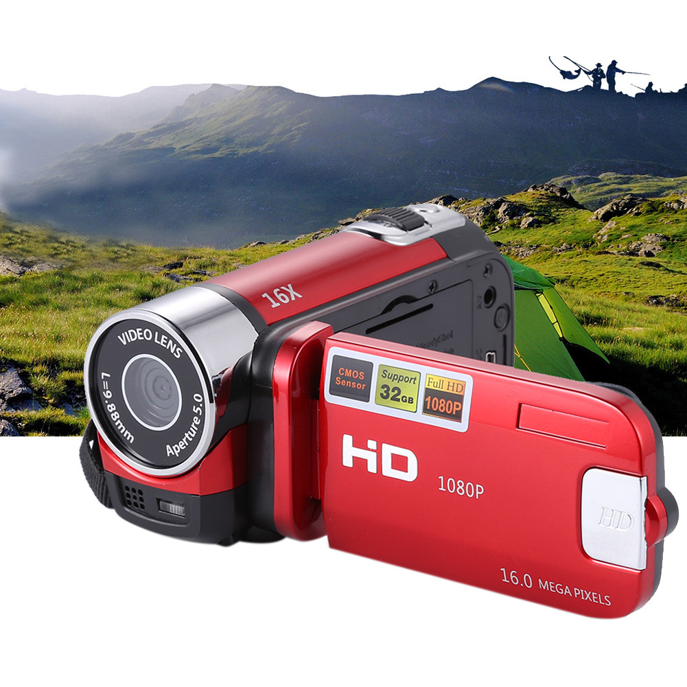 Portable Digital Video Camera Full HD 1080P 32GB 16x Zoom Mini ...