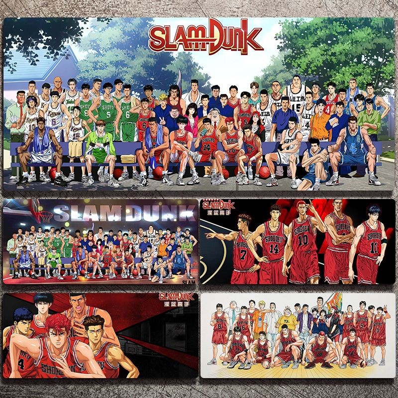 Slam Dunk Mouse Pad Oversized Sakuragi Flower Road Kaede Rukawa Mitsui ...