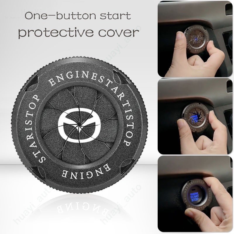 Mazda Car Practical Decorative Accessories Engine Start/Stop Button ...