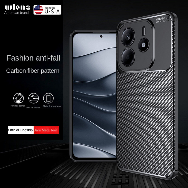 Luxury CARBON XIAOMI REDMI NOTE 14 4G 5G / NOTE 14 PRO 4G 5G / POCO X7 ...
