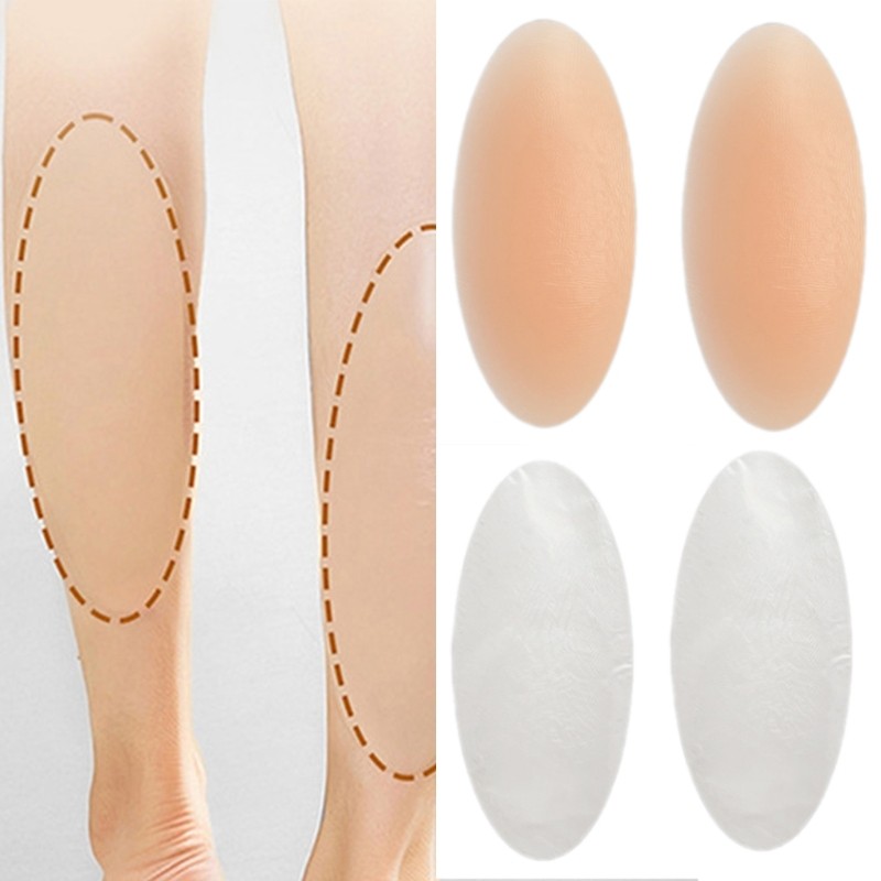 blg 1 Pair Adhesive Calf Corrector Silicone Leg Onlays Invisible Calf ...
