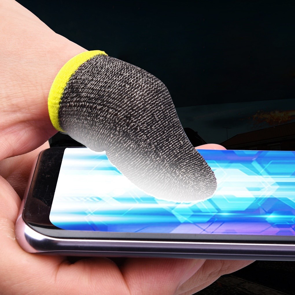 Gamers Mobile Finger Sleeve Gloves Touchscreen Sweatproof Game ...