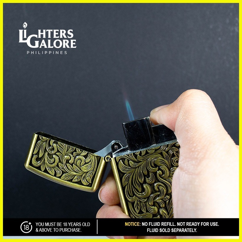 Lighters Galore - Torch 291 (Embossed Artistic Fern, Bronze) | Shopee ...