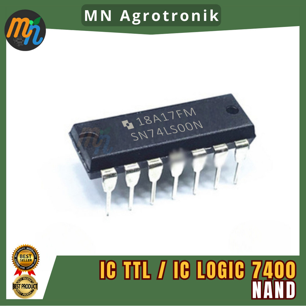 Ic TTL IC LOGIC 7408 7432 7486 7402 74266 7404 7400 LOGIC GATE | Shopee ...